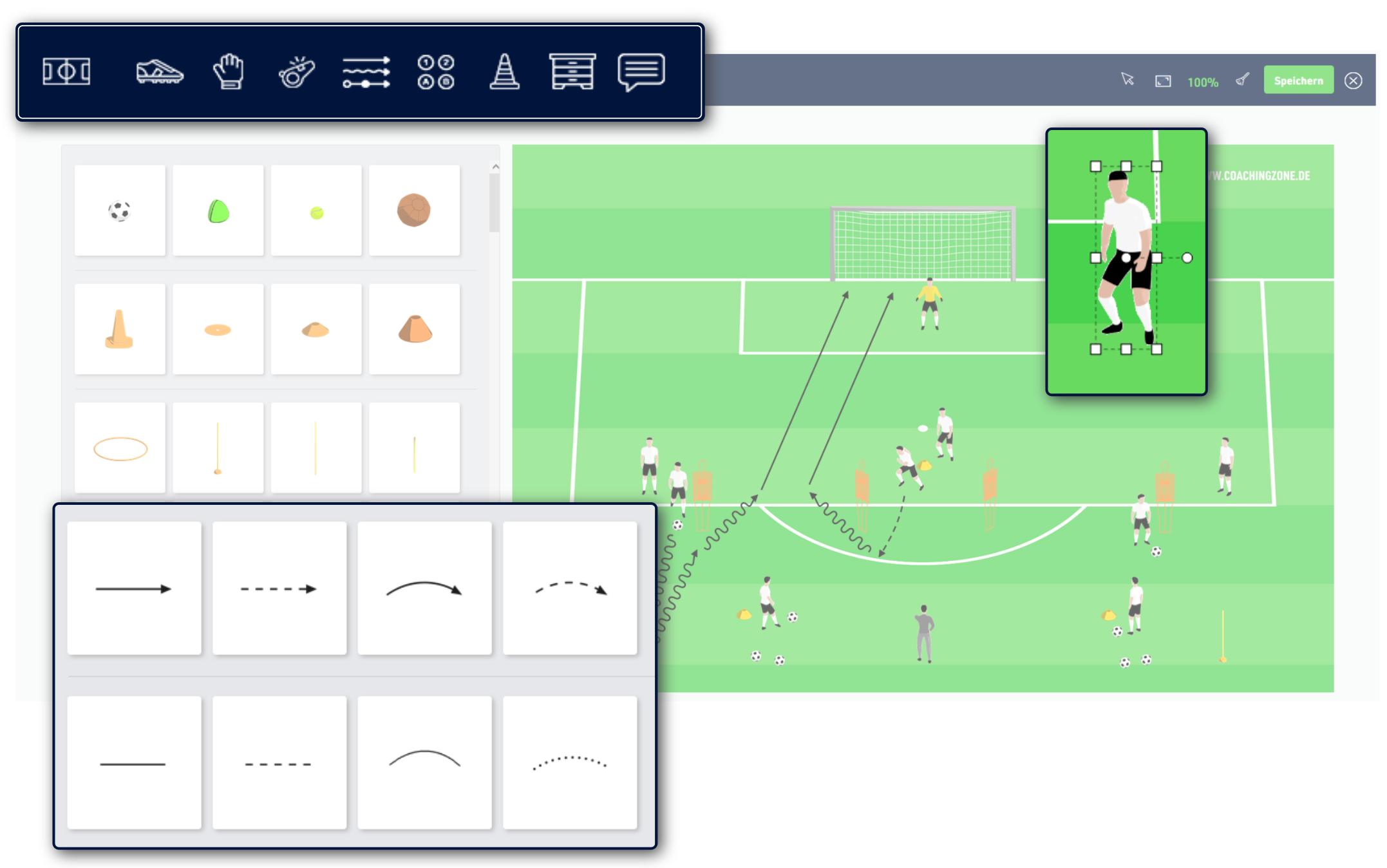 Creative drawing software for all soccer coaches